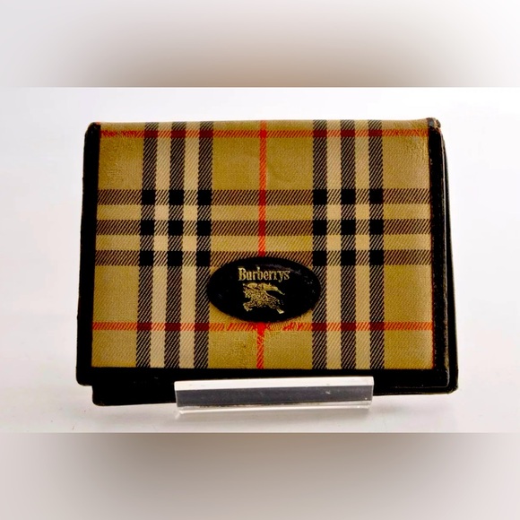 Burberry | Bags | Vintage Burberrys Bifold Card Wallet | Poshmark